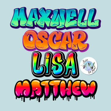Graffiti Name Stickers - Personalised – Studio Lisa Jayne